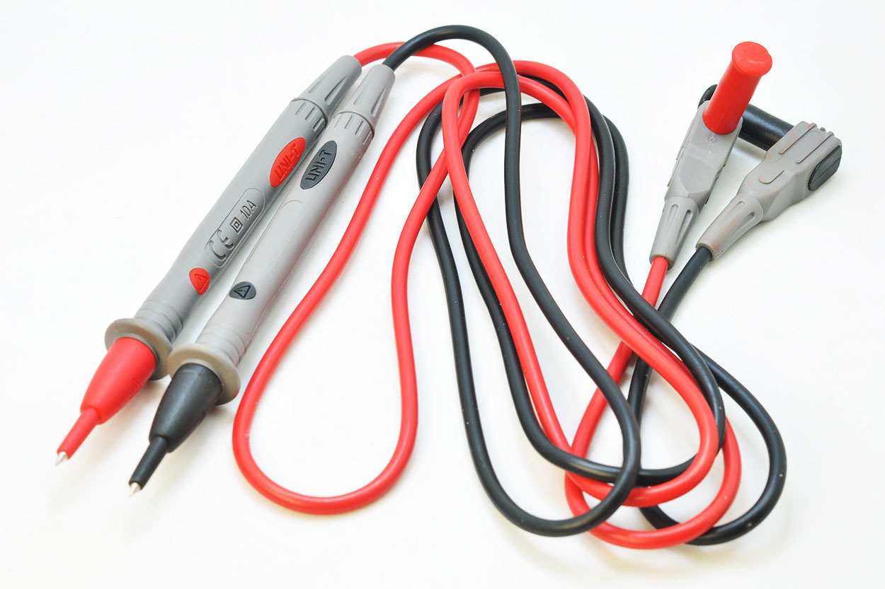 UNI-T 优利德 UT-L28万用表表笔 1000V10A 针长168MM 双重绝缘线-青州小熊