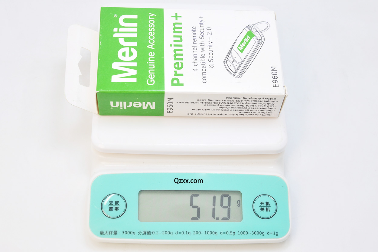 售完存档： Merlin E960M 4键车库门遥控器 Security+2.0 & Security+-青州小熊