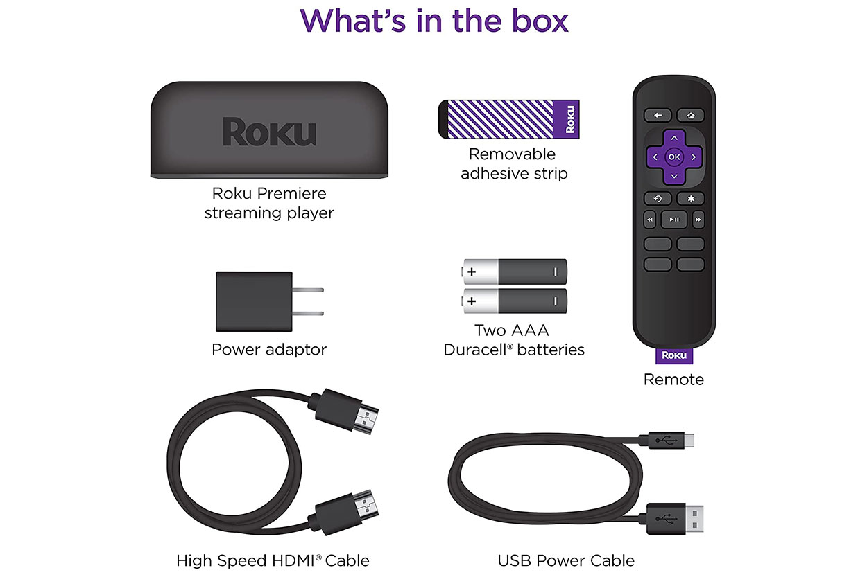 新到货原装 65厘米长Roku Premiere PREMIUM HIGH SPEED HDMI 2.0认证 支持HDMI 2.1 3D ...