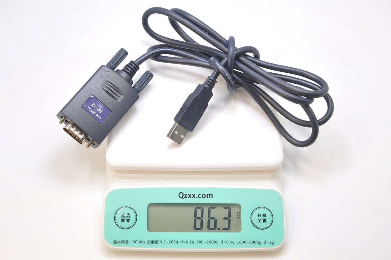 1.5米长ST Lab U-224 USB to RS232 PL-2303HX芯片USB转串口COM口RS232 D-sub 9针接口USB ...