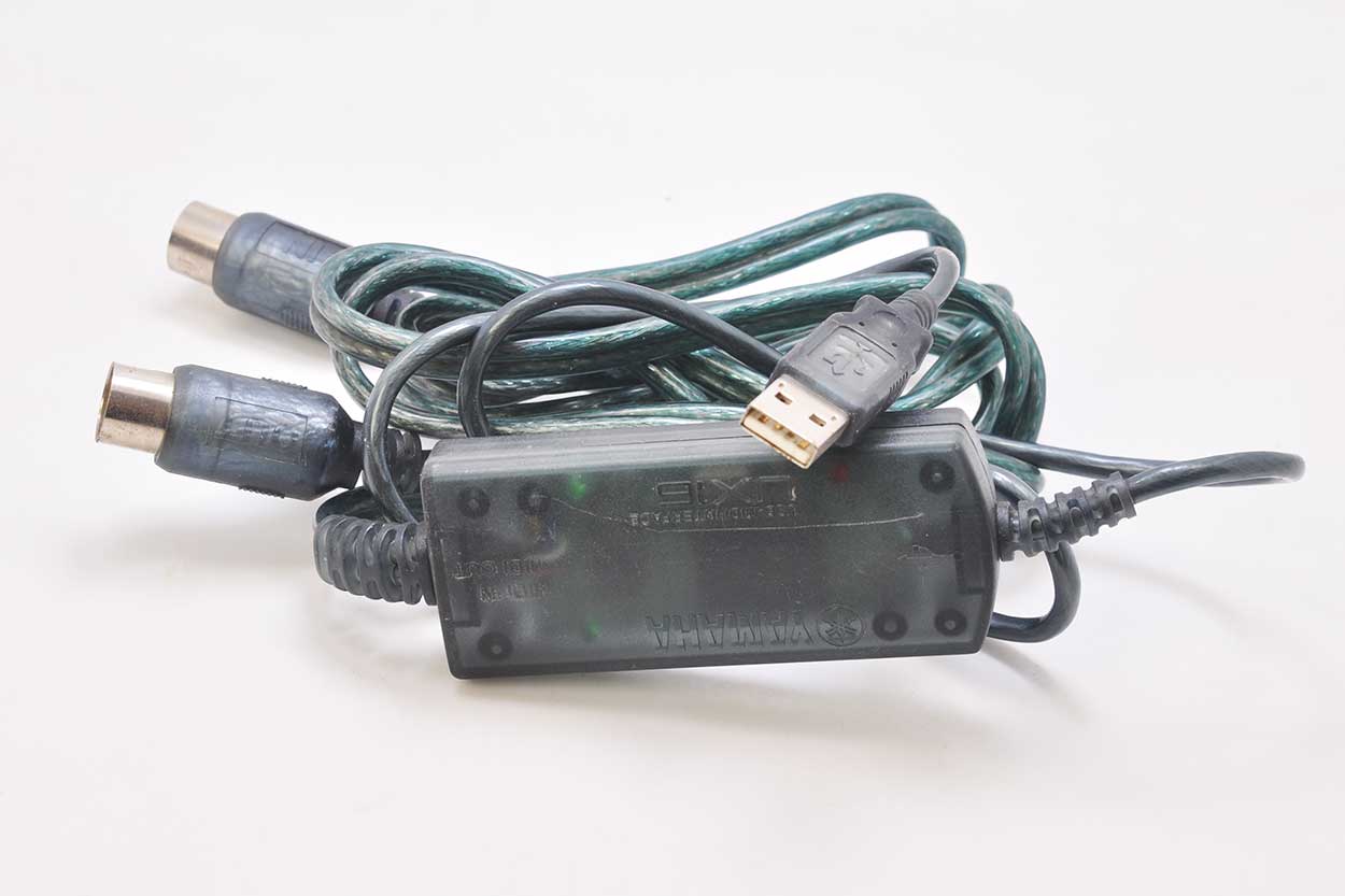 售完存档：原装雅马哈Yamaha UX16 USB-MIDI 转换器电缆-青州小熊