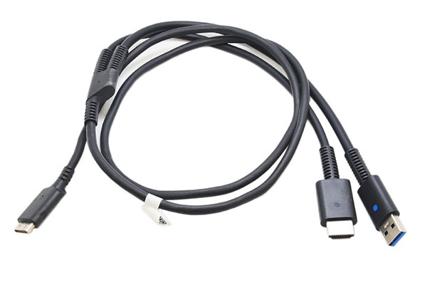 1.2米长Oculus Headset Cable (1.2m) for Oculus Rift HDMI USB 3.0 VR眼镜线-青州小熊