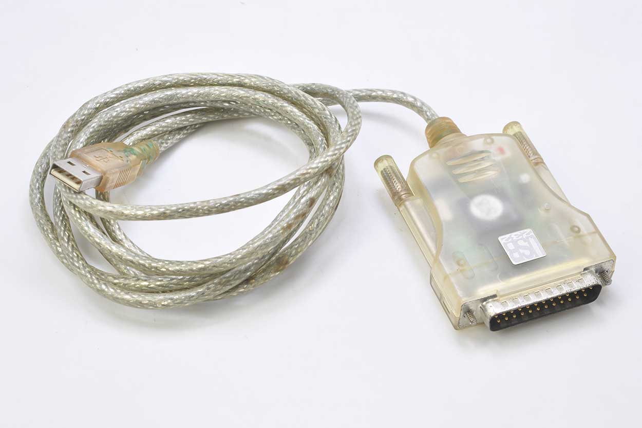 1.8米长台湾MCT U232-P25 DB25串行适配器USB SERIAL RS-232 工控25针COM串口公头线-青州小熊