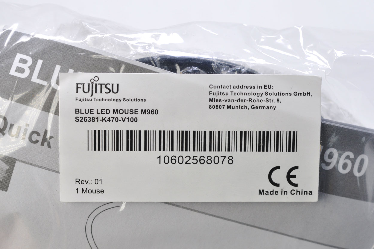 新到货原装正品富士通FUJITSU BLUE LED MOUSE M960 蓝色光学 USB 10键 2000 DPI 办公学习游戏笔记本台式 ...