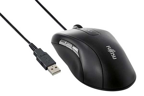 原装正品富士通FUJITSU BLUE LED MOUSE M960 蓝色光学 USB 10键 2000 DPI 办公学习游戏笔记本台式机鼠标 ...