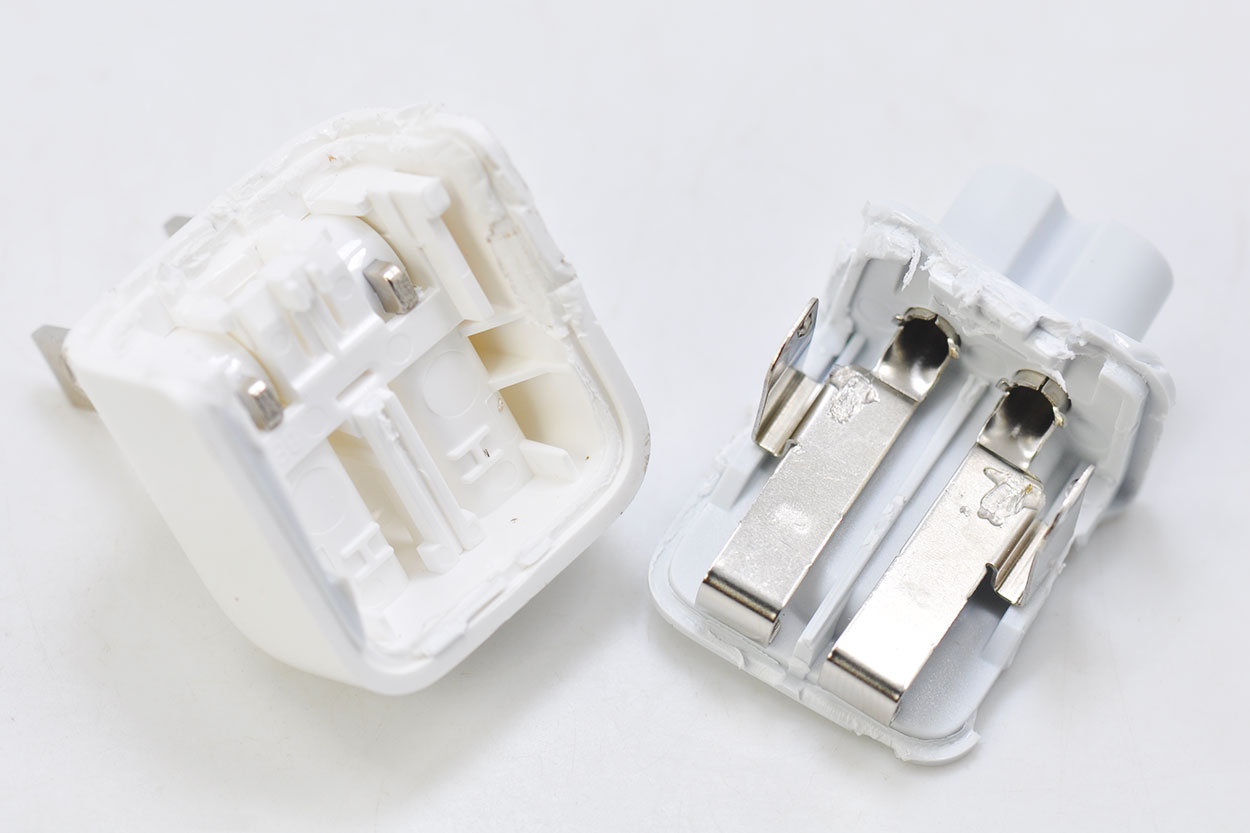 全新原装正品苹果Apple MacBook PRO 笔记本电源适配器美标8字转换折叠插头 A1555 Longwell良维代工-青州小熊