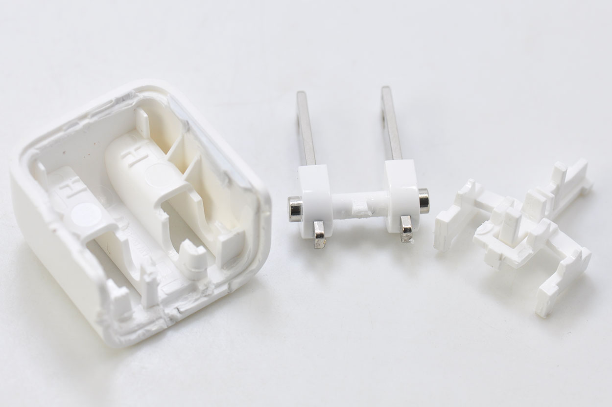 全新原装正品苹果Apple MacBook PRO 笔记本电源适配器美标8字转换折叠插头 A1555 Longwell良维代工-青州小熊