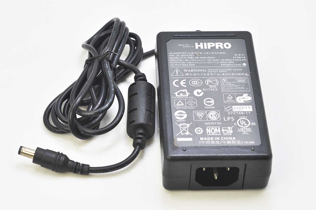 二手散装惠普HP 12V 4.16A 50W Thin Client T5710 T5720 T5735 5.5MM 2.1MM DC接口电源 ...