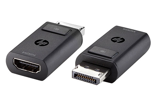 全新原装 HP惠普DP转HDMI 1080P显卡接电视高清转换头 DisplayPort to HDMI 1.4 Adapter ...