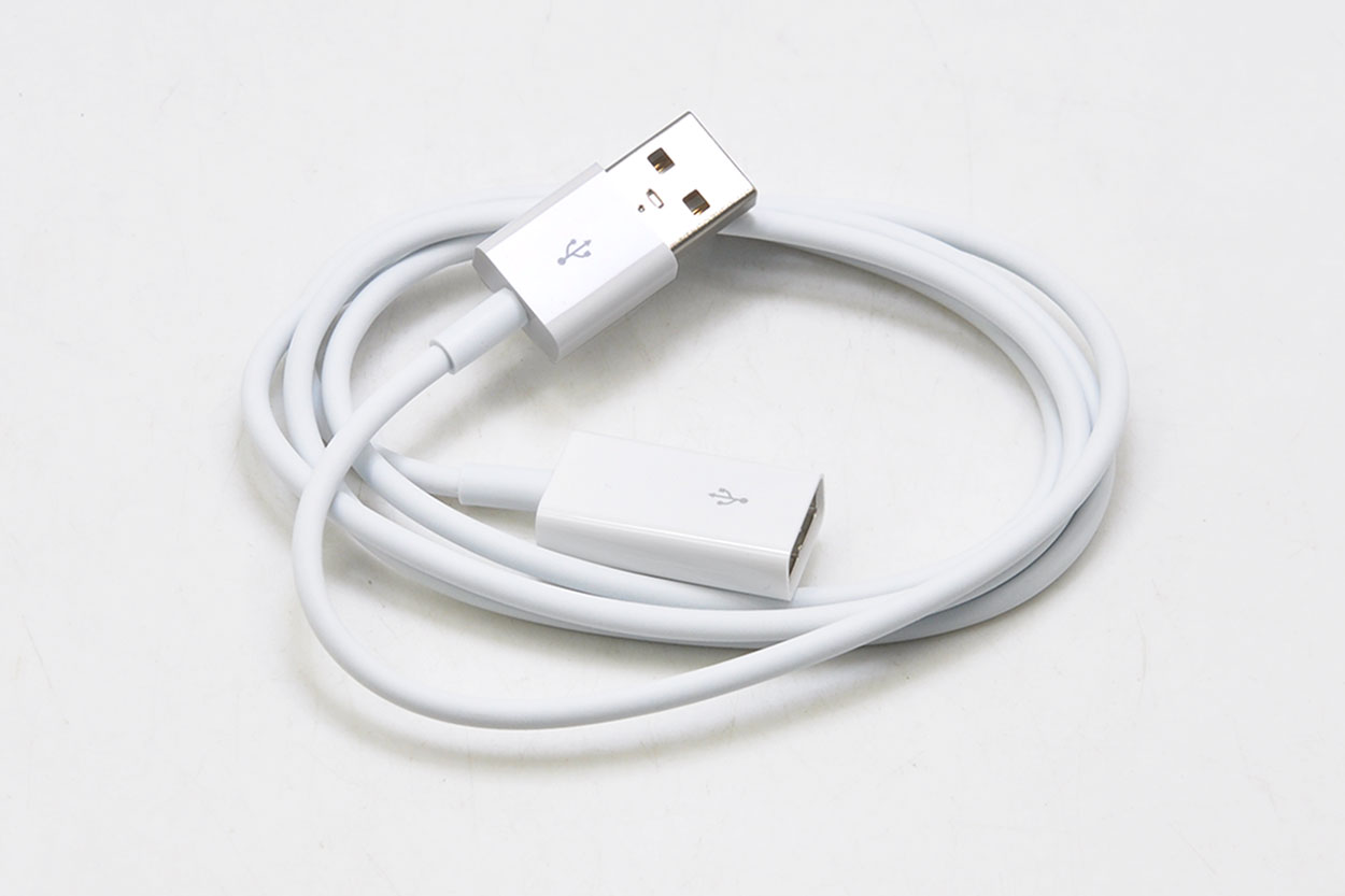 新到货一米长原装苹果键盘延长线 公对母USB2.0口延长线 数据充电加长线 Apple Keyboard with Numeric ...