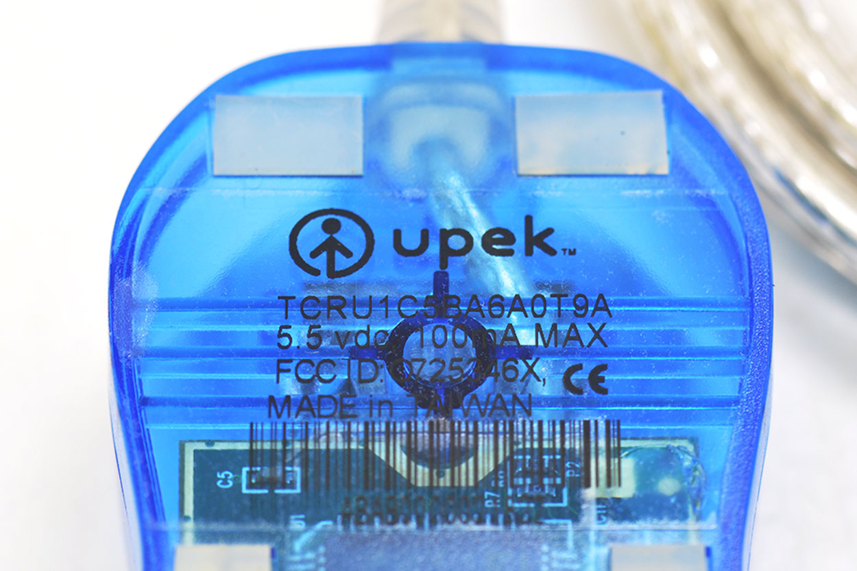 UPEK TouchChip TCRU1C USB Fingerprint Readerr按压式指纹win10 11 Windows ...