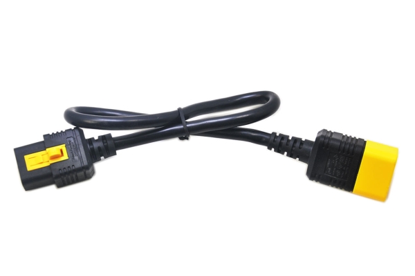 新到货散装施耐德 APC电源线 可锁定型 C19至C20 0.6米长机柜线 AP8712S 14AWG Cable de ...