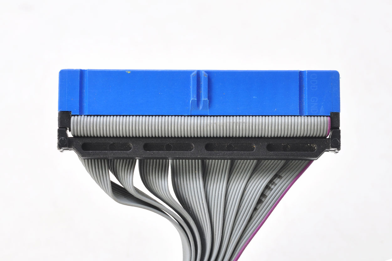 32厘米长拆机原装IDE数据线 40针39孔并口硬盘光驱连接线 一拖一 IDE线 并口线-青州小熊