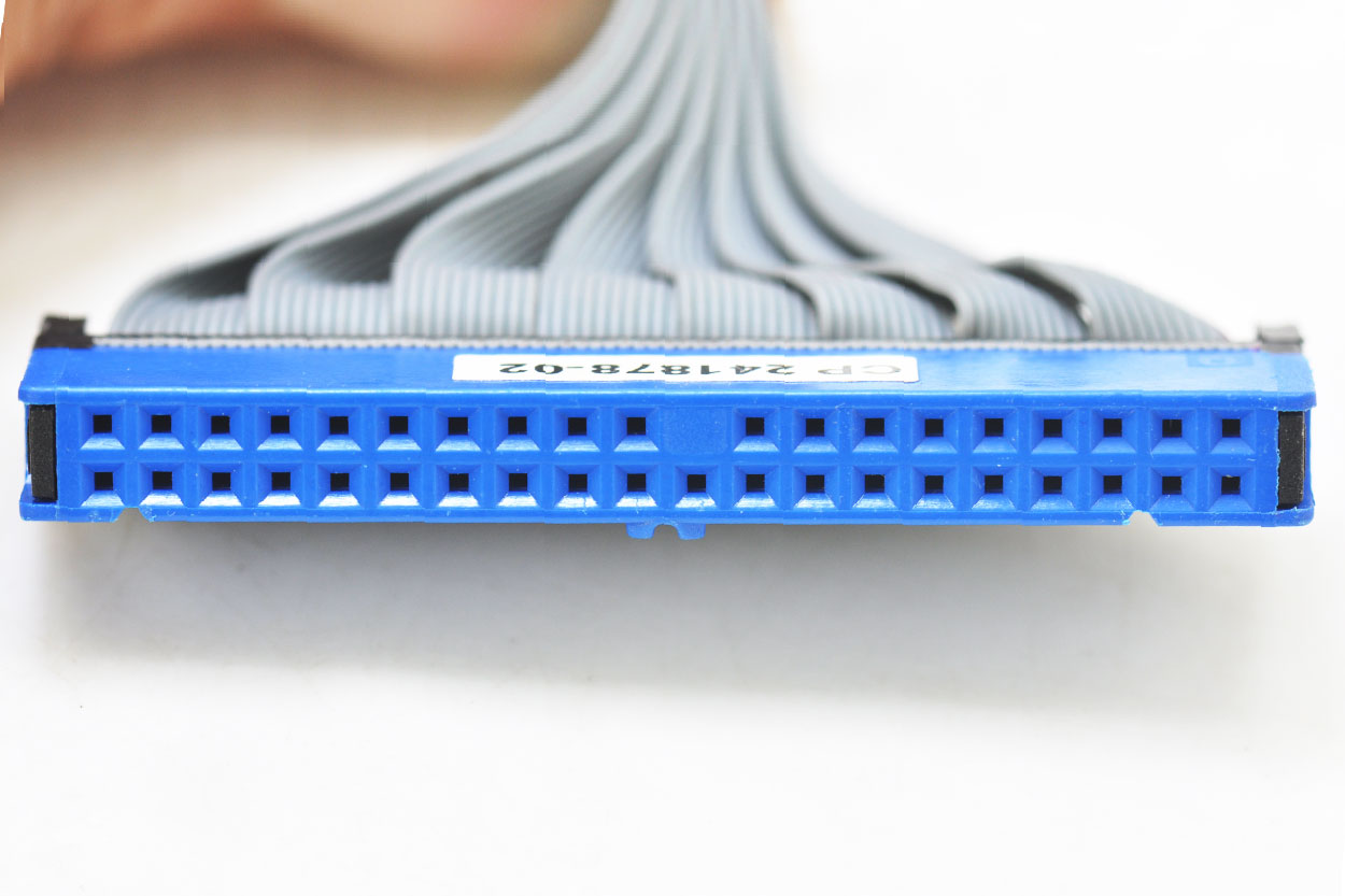 32厘米长拆机原装IDE数据线 40针39孔并口硬盘光驱连接线 一拖一 IDE线 并口线-青州小熊