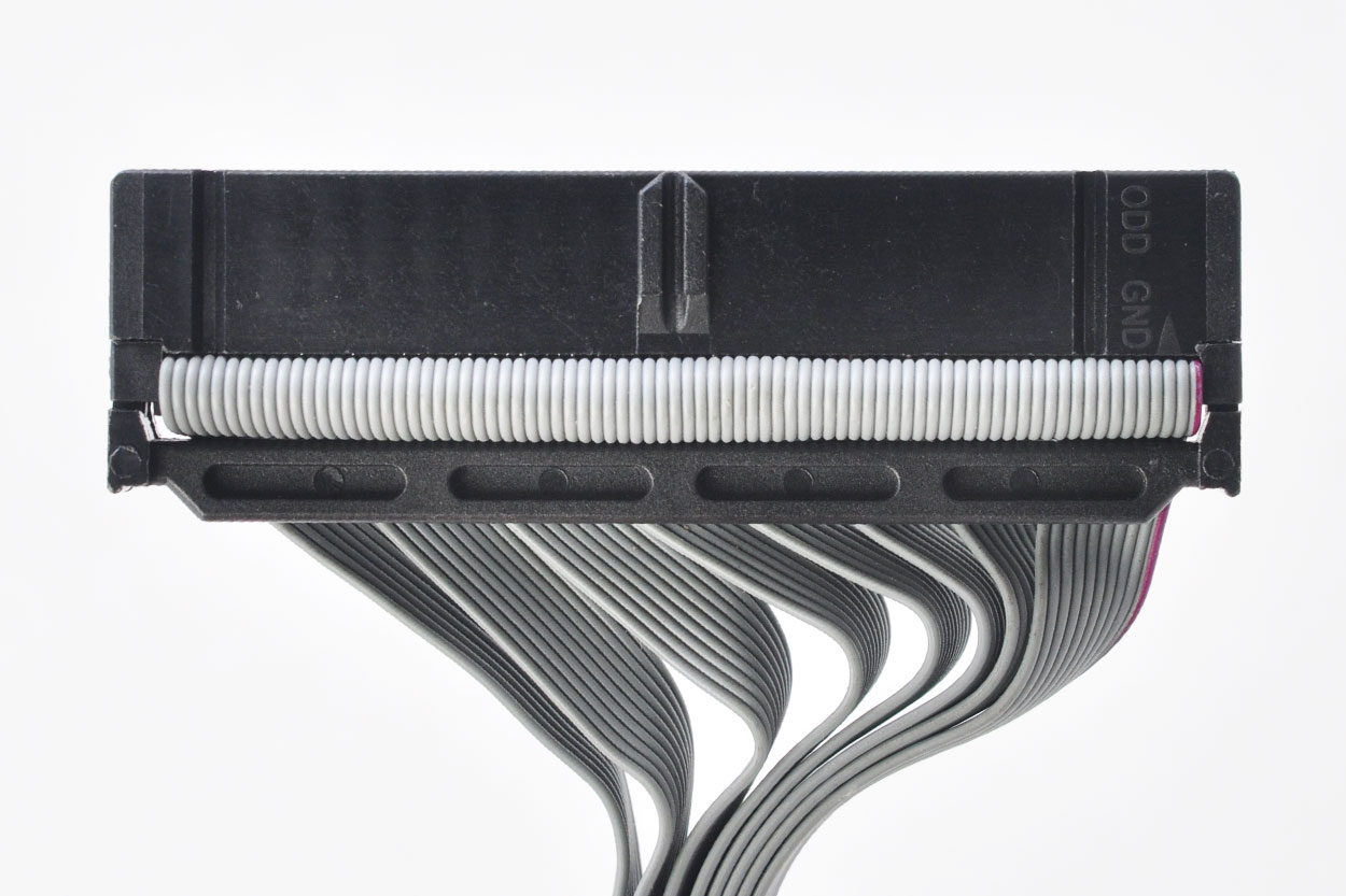 32厘米长拆机原装IDE数据线 40针39孔并口硬盘光驱连接线 一拖一 IDE线 并口线-青州小熊