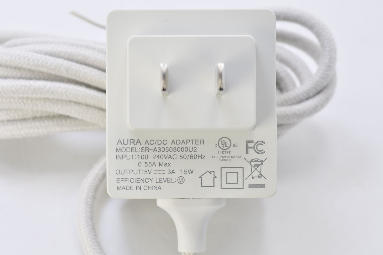全新原装Aura Mason AF200-GRP 9英寸梅森数码相框电源适配器SR-A30503000U2 5V3A 15W电源线变压器 3. ...