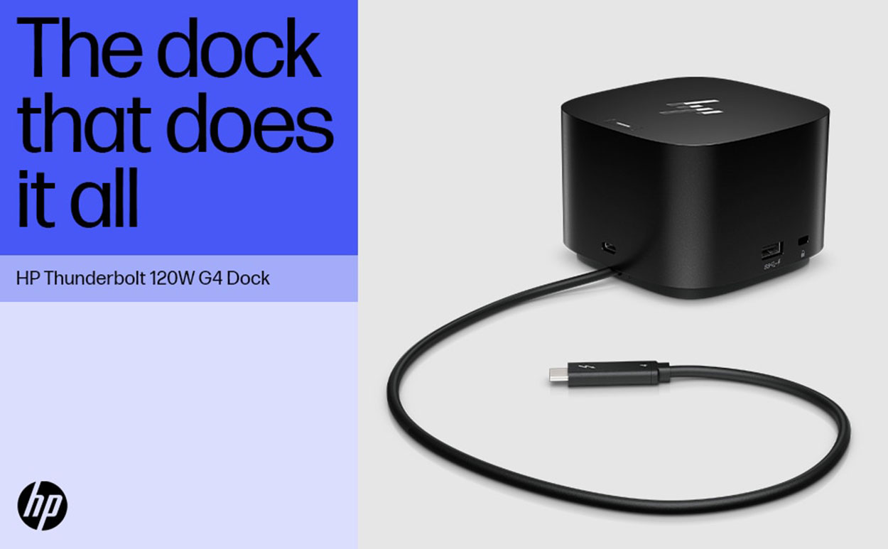 HP惠普Thunderbolt-4-Dock-G4原装80厘米长雷雳4-雷电4-USB4-雷电3-40G-100W-M84220-001 ...