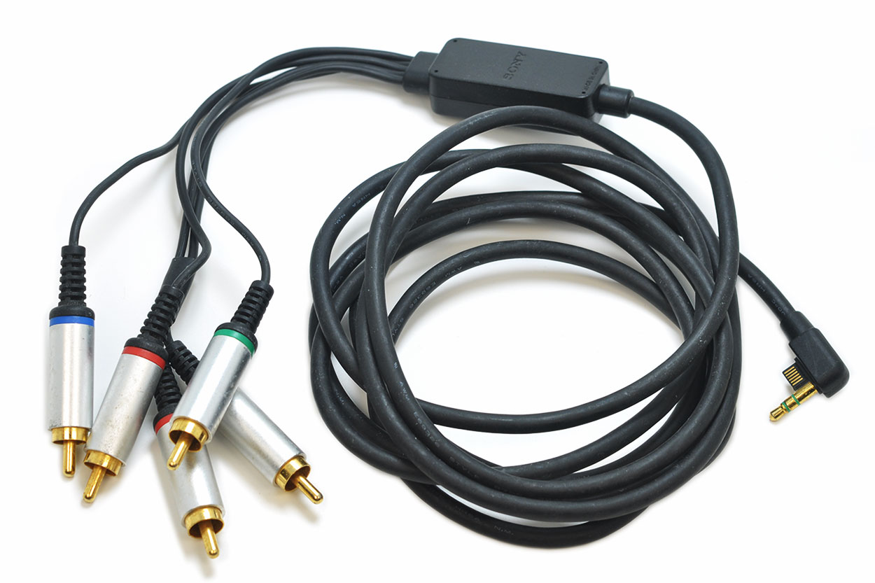 2.3米长5头索尼SONY PSP-2007 PSP-3007 PSP2000 PSP3000色差线游戏视频画面输出线电视连接线视频线-青州小熊