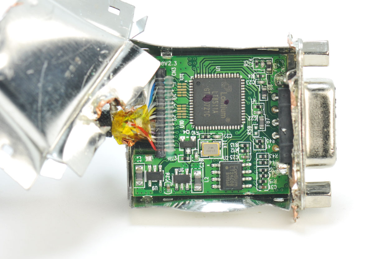 原装NEC笔记本投影仪配件HDMI TO VGA HDMI转VGA线 数字转模拟 视频转换线PC-VP-BK07 853-111689-001 ...