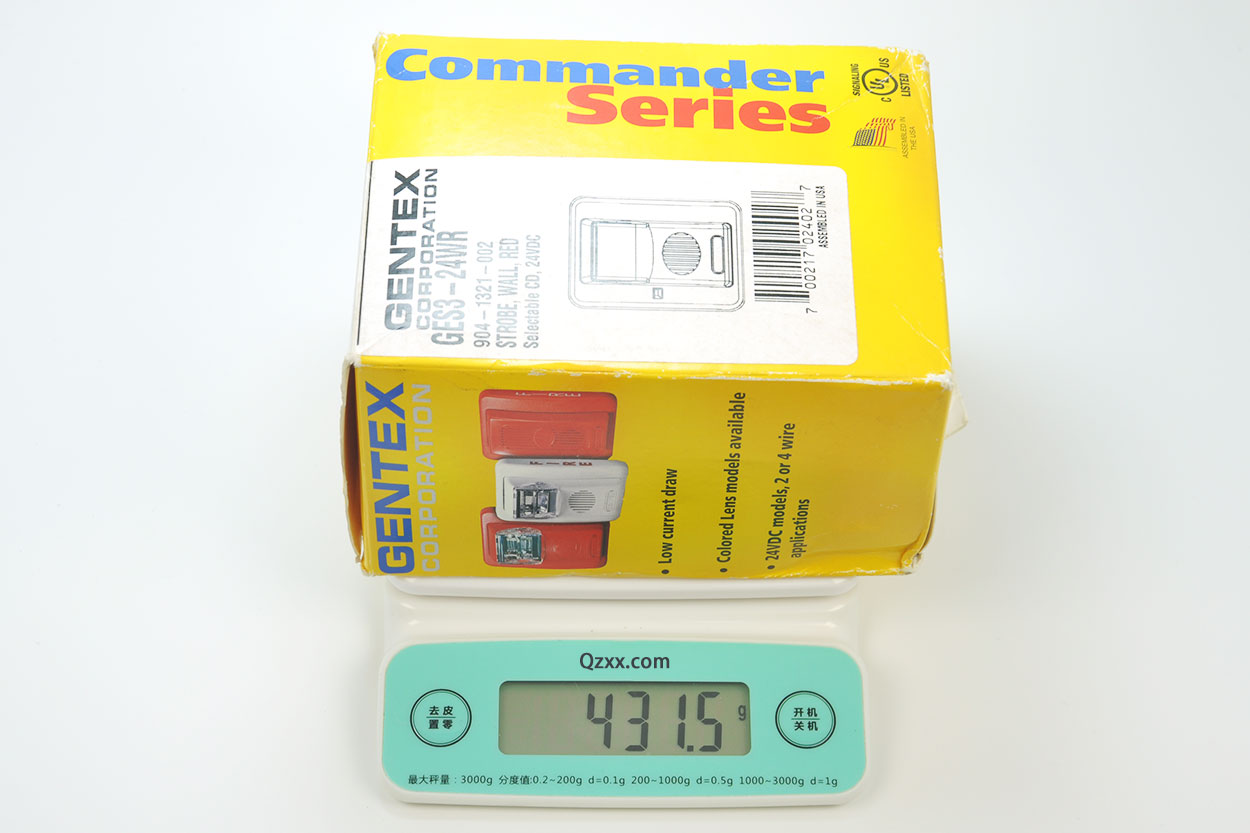 新到货Gentex Corporation GES3-24WR 904-1321-002 Commander Series 红色壁挂式坎德拉 ...
