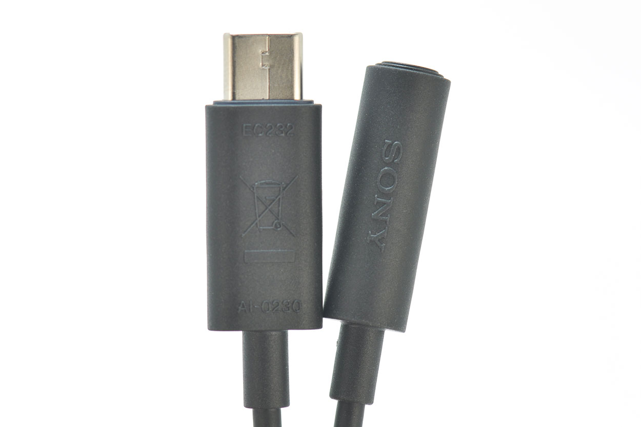 全新正品索尼SONY Xperia XZ2 XZ3手机TYPE-C接口 USB-C 转3.5mm耳机转换线 EC232 1310-9798 ...