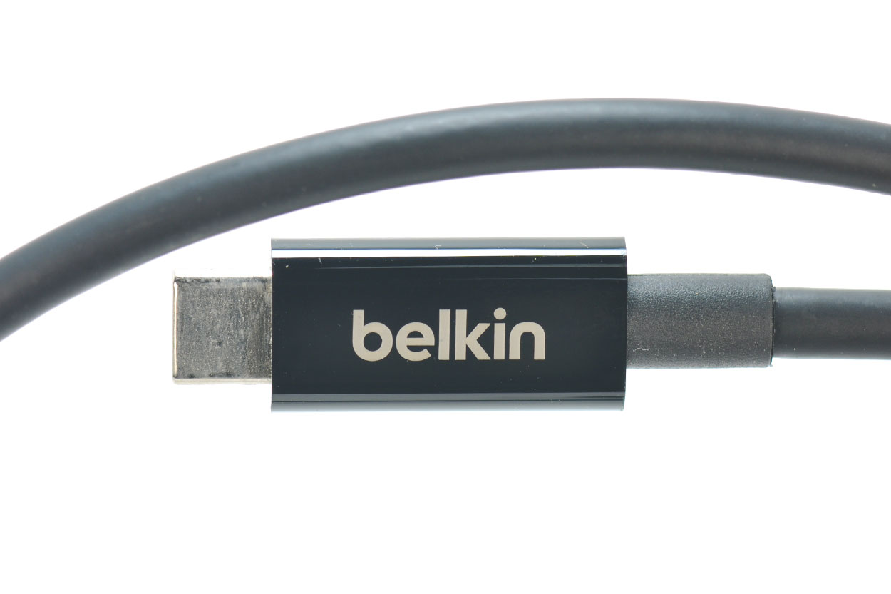 售完存档：0.8米长Belkin贝尔金 Thunderbolt 3 TBT3 雷电3 雷雳3 Cable 40Gbps PD3.0 100W ...