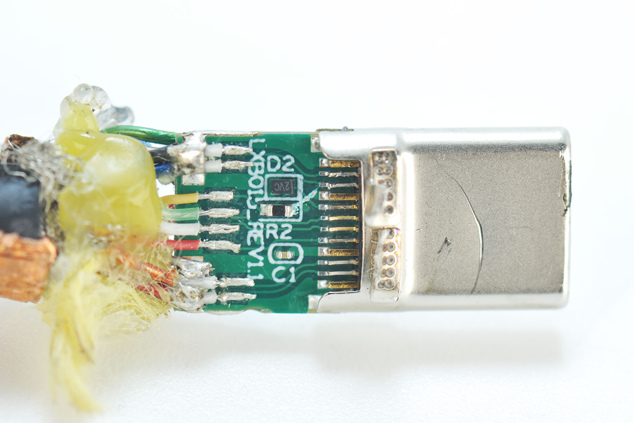 原装HW USB-C TO USB-C USB3.2 Gen1 EMARK芯片 PD3.0 20V5A 雷电3 20G被动线04071510 ...