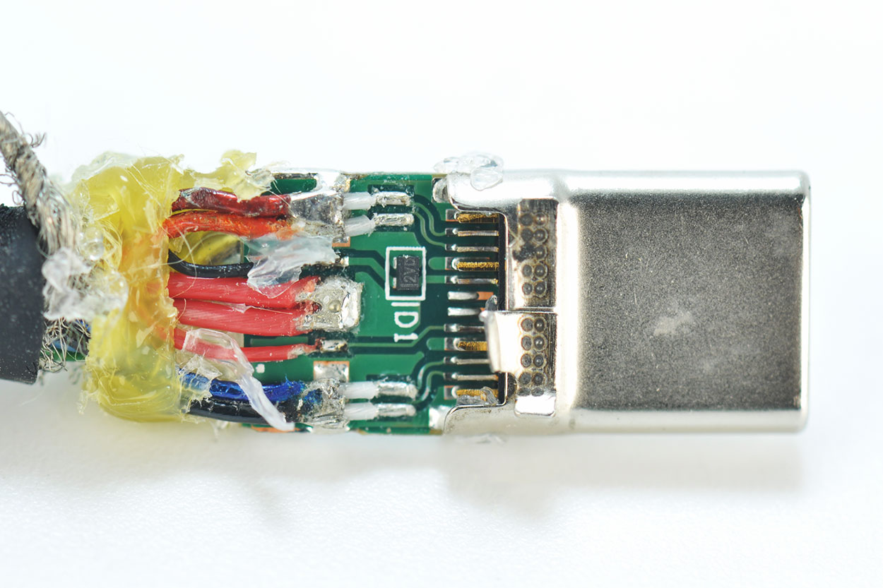 原装HW USB-C TO USB-C USB3.2 Gen1 EMARK芯片 PD3.0 20V5A 雷电3 20G被动线04071510 ...