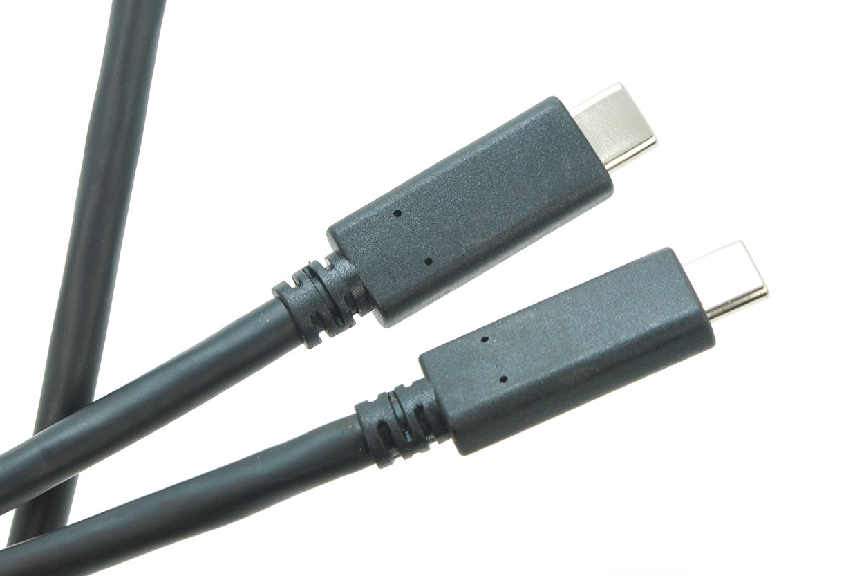 一米长戴尔DELL 2R4CW USB-C To USB-C 1.0M Cable 雷电3 雷雳3 4 20G被动式雷电线4K60Hz显示器线 ...