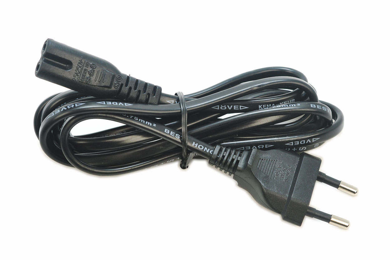 新到货1.8米欧标EU两园插转两孔8字笔记本电源线Cheng HO CH-203 CH-204 Power Cord Cable-青州小熊