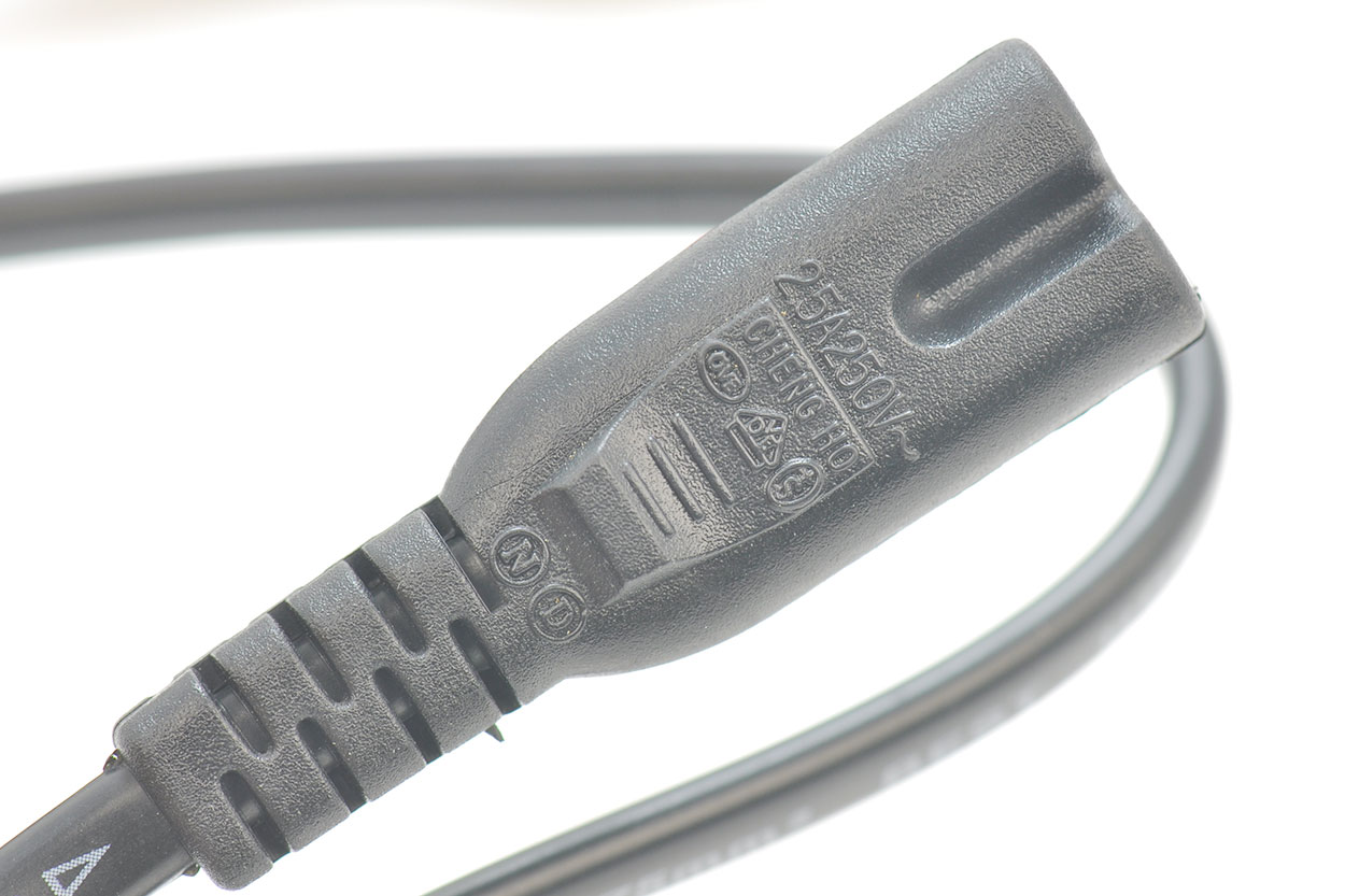 新到货1.8米欧标EU两园插转两孔8字笔记本电源线Cheng HO CH-203 CH-204 Power Cord Cable-青州小熊