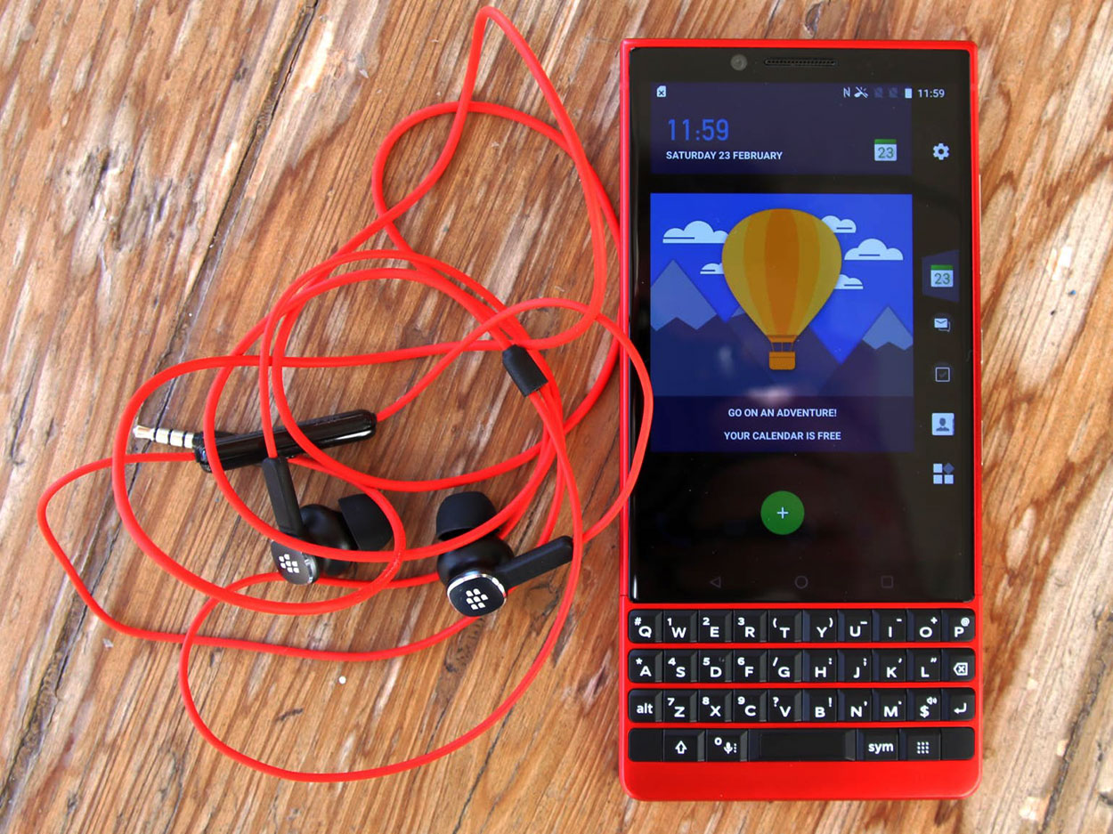 全新原装黑莓BlackBerry Classic KEY2红色限量版In Ear Stereo Headset Red WH70 3.5MM ...