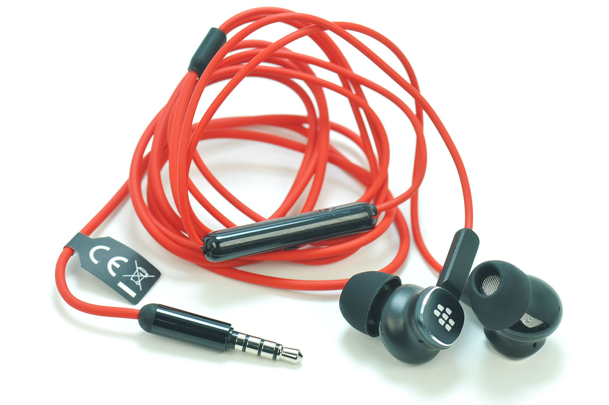 新到货原装黑莓BlackBerry Classic KEY2红色限量版In Ear Stereo Headset Red WH70 3.5MM ...