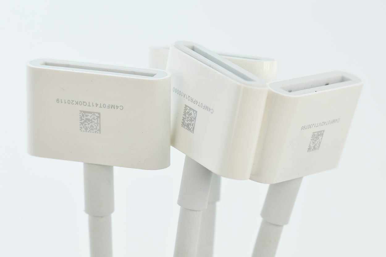 新到货测试版新iPhone转老iphone4接口Apple Lightning to 30-pin 转换器（0.2 米）闪电转30针 数据线 ...