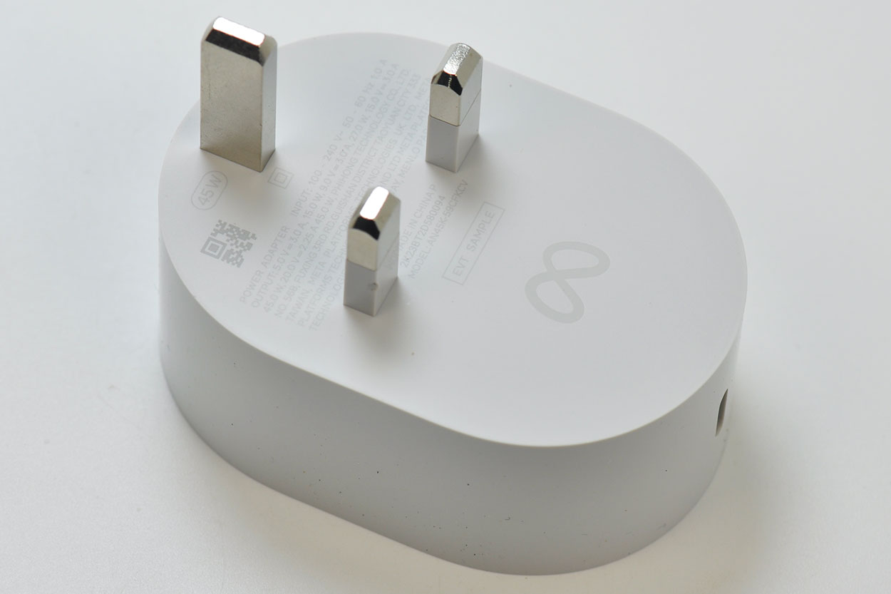 港标英标大三插Meta-Quest-Pro-VR眼镜45W电源充电器充电头-Charger-AN45A-59CFKCB-08-青州小熊