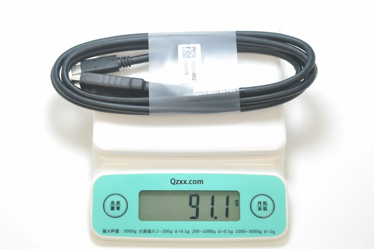 1.8米长戴尔DELL-USB-C-Cable-USB-3.1-Gen-1-20V5A-100W-Type-C-M-Fast-Charging ...