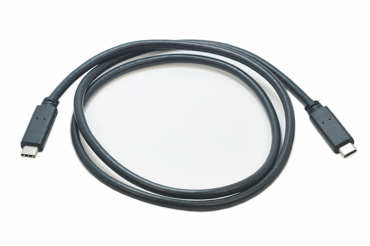 新到货一米长Gigabyte 显示器 USB Type-C Cable USB 3.2 Gen2 20G 20V5A 100W 半速雷电3 4 ...