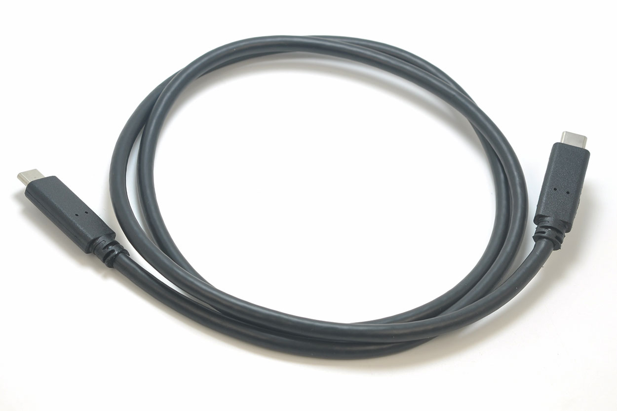 新到货一米长Gigabyte 显示器 USB Type-C Cable USB 3.2 Gen2 20G 20V5A 100W 半速雷电3 4 ...