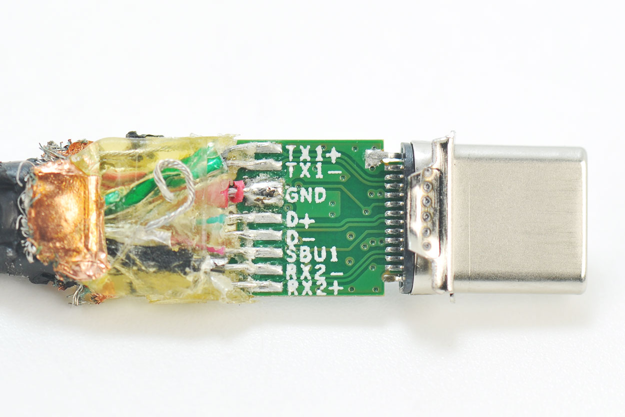 新到货一米长Gigabyte 显示器 USB Type-C Cable USB 3.2 Gen2 20G 20V5A 100W 半速雷电3 4 ...