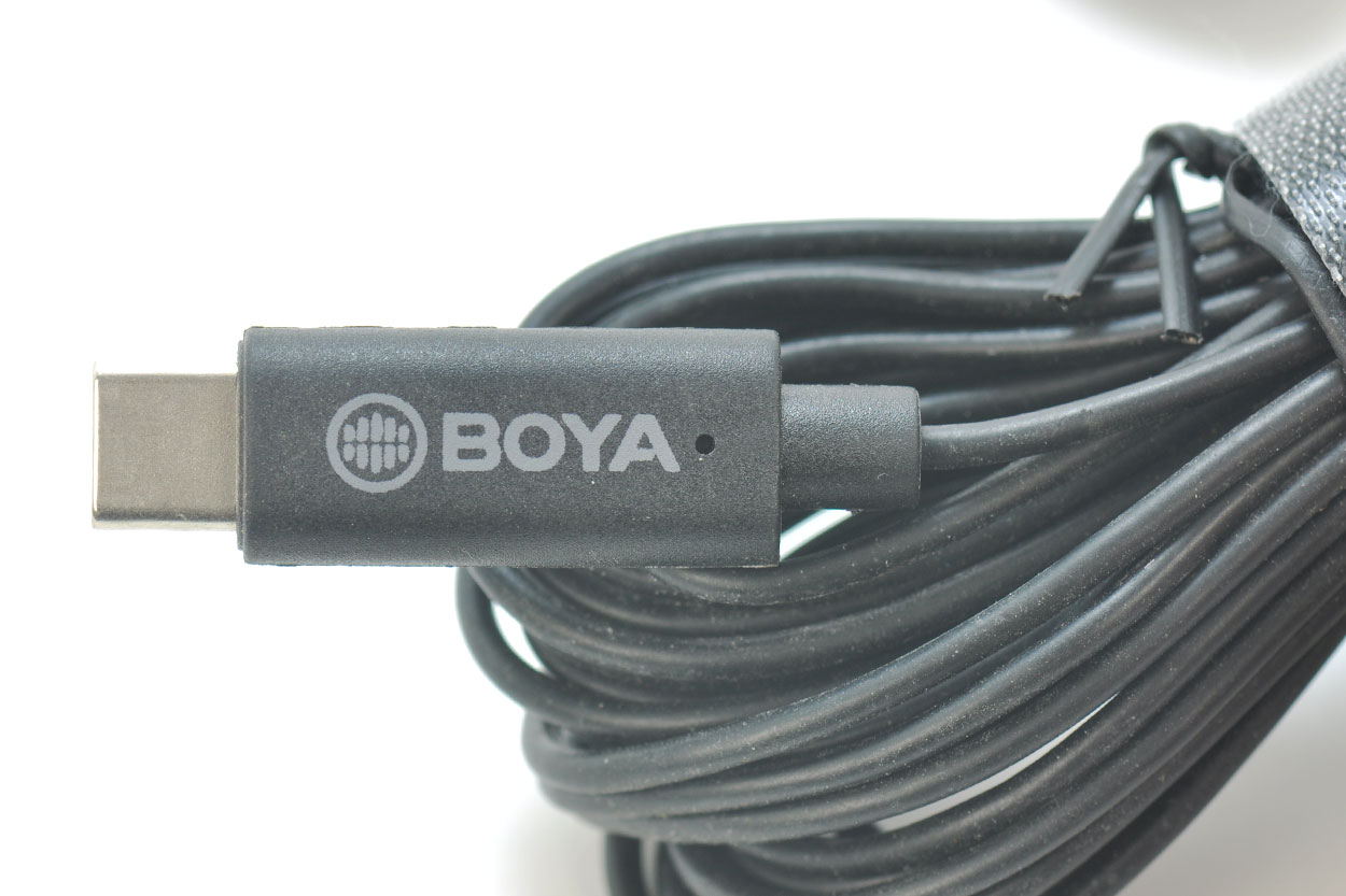 6米长线博雅BOYA BY-M3 USB-C Type-C 接口 全向领夹麦克风 手机领夹麦 收录音胸麦话筒-青州小熊