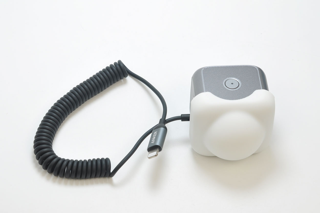 原装正品安克Anker iPhone LED闪光灯直播补光灯A7330 MFI认证 内置Lightning线材 适用于iPhone11 12 ...