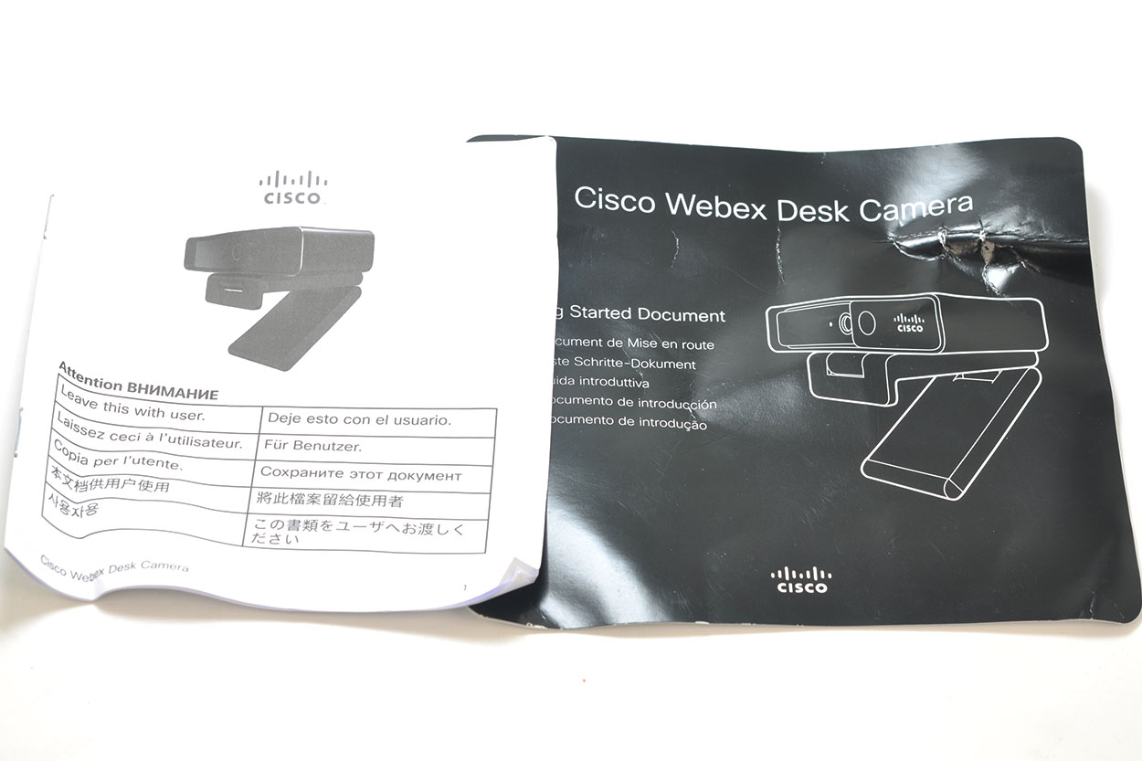 售完存档：思科Cisco Webex Desk Camera CD-DSKCAM-C-WW 4K 自动对焦高清摄像头 Windows ...