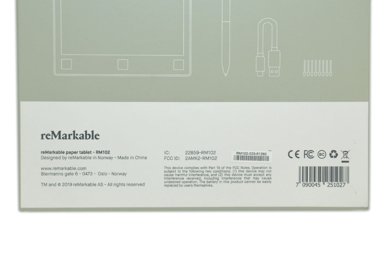 原装Remarkable Paper Tablet 1代10.3寸电子书墨水屏笔记本阅读器 手写素描电子本 电子速写本-青州小熊