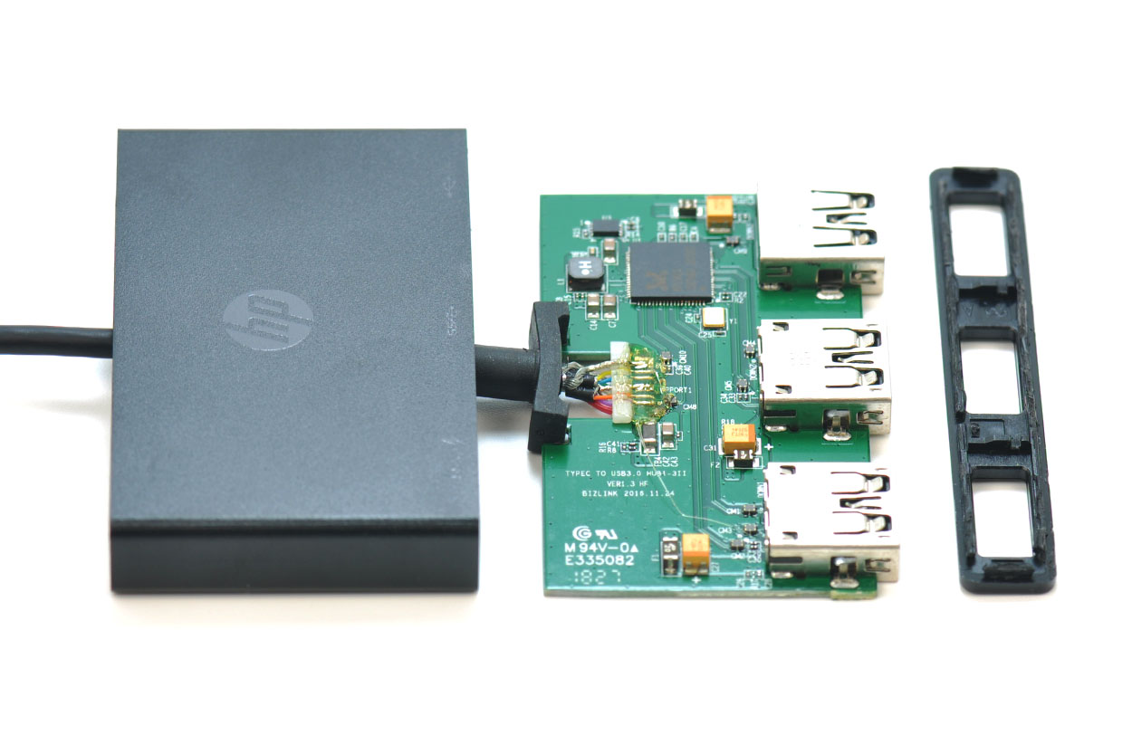 全新原装惠普HP USB-C TO USB-A HUB 集线器 雷电3 4 转普通USB接口 Type-C 手机OTG 转接线915049 ...