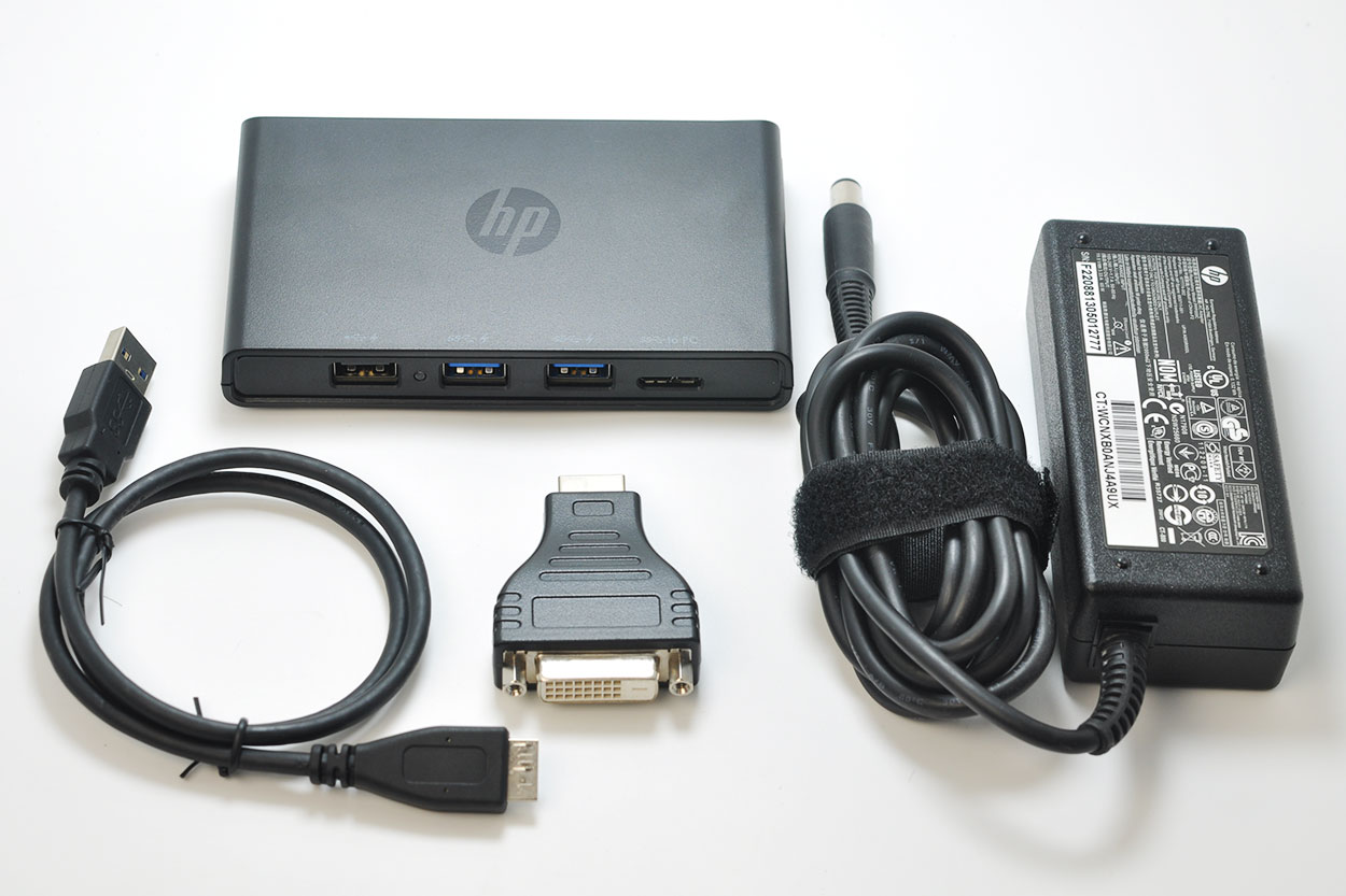 惠普 HP 3001pr USB3.0 Port Replicator HDMI VGA DVI 1000M网卡 声卡 USB3.0 HUB ...