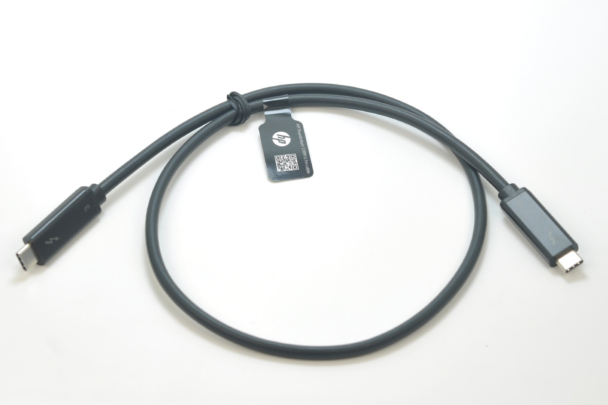 新到货70厘米长惠普HP Thunderbolt 3 120W 0.7m Cable For Dock G2 扩展坞 雷电3 4K8K显示器线 ...