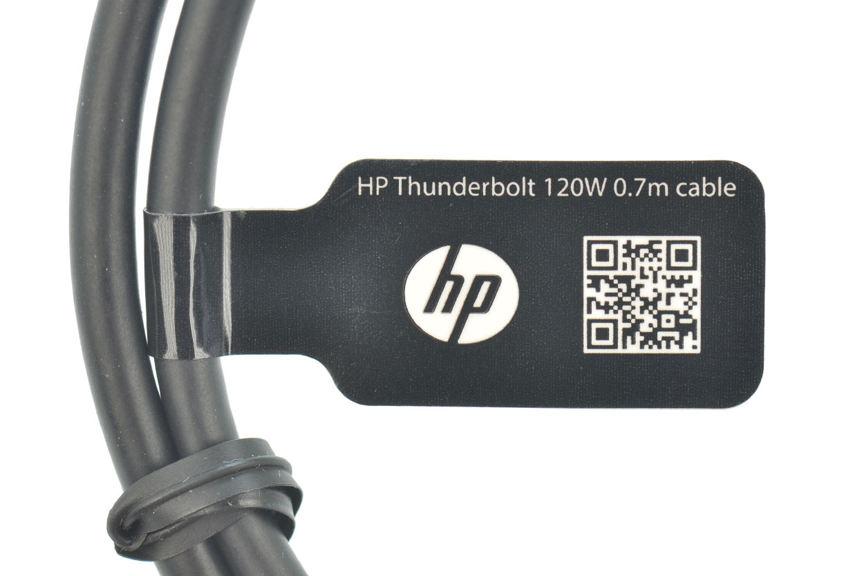 新到货70厘米长惠普HP Thunderbolt 3 120W 0.7m Cable For Dock G2 扩展坞 雷电3 4K8K显示器线 ...