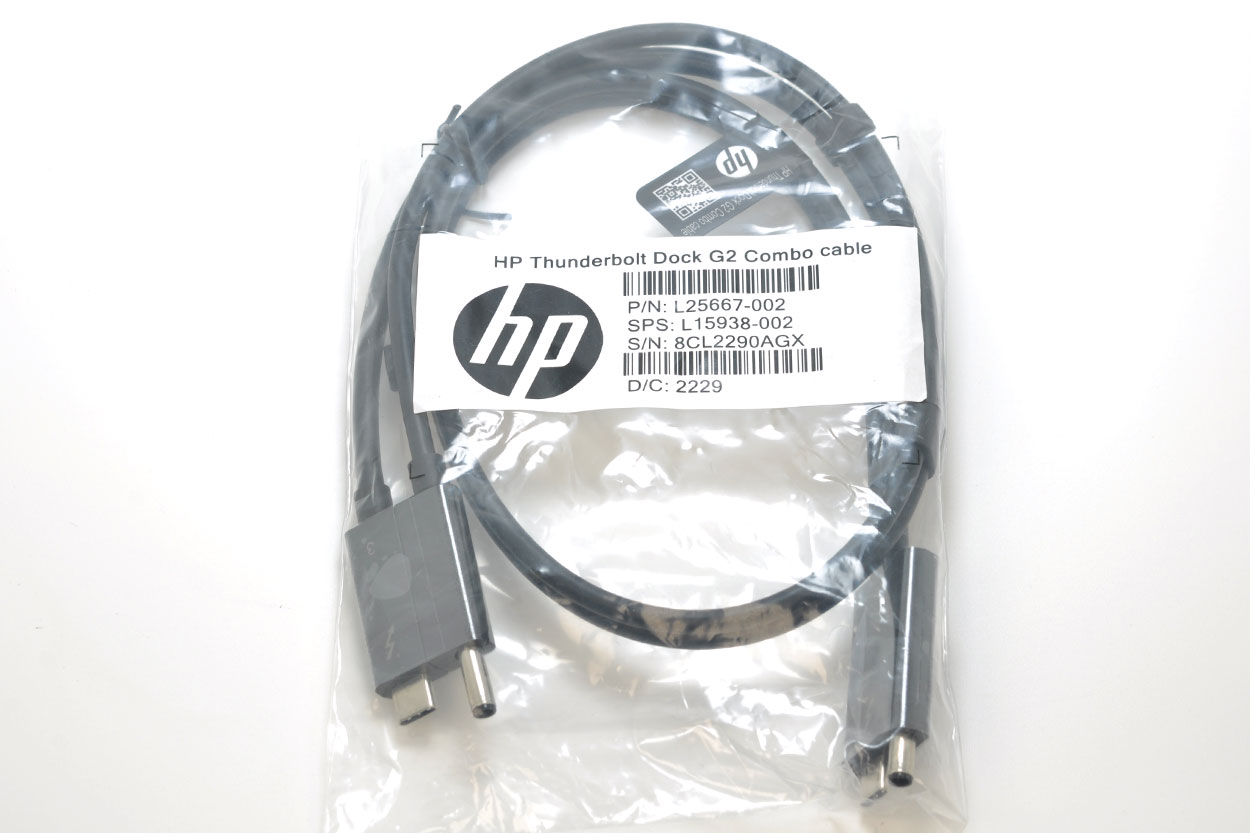 全新原装0.7米长 HP Thunderbolt Dock G2 Combo cable 0.7M TPA070-E84 L25667-002 ...
