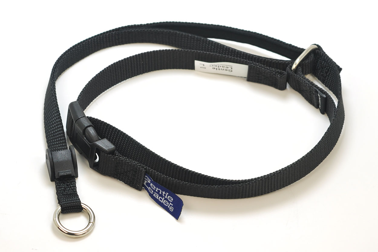 新到货全新正品黑色大号贝适安PetSafe Gentle Leader Headcollar X-large Royal Black狗狗头部嘴 ...