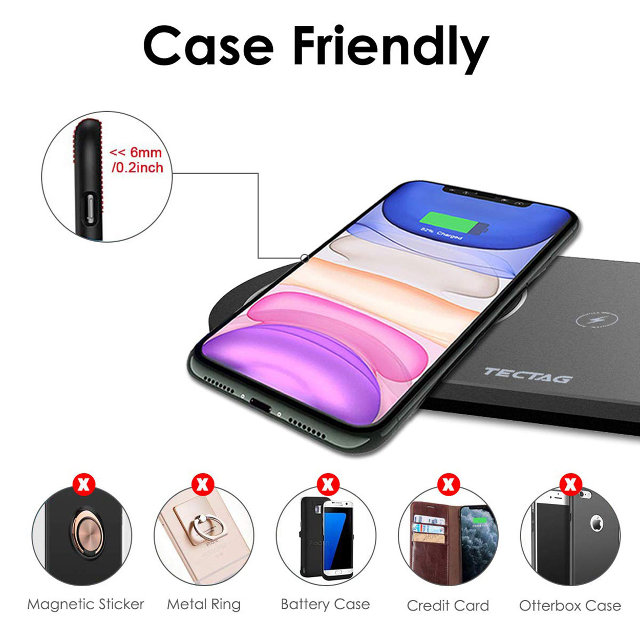 售完存档：TECTAG 10W Fast 3合一 苹果设备全家桶 无线充电板iPhone Apple Watch AirPods QI MIQ ...